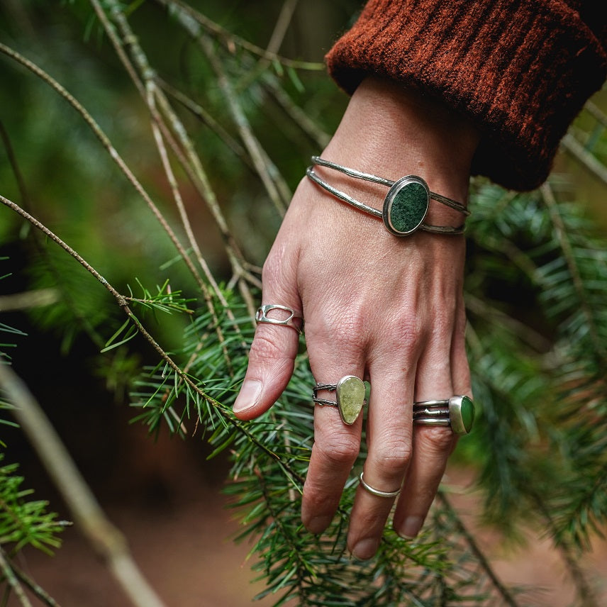Forest Moss Cuff – Luna's Locket